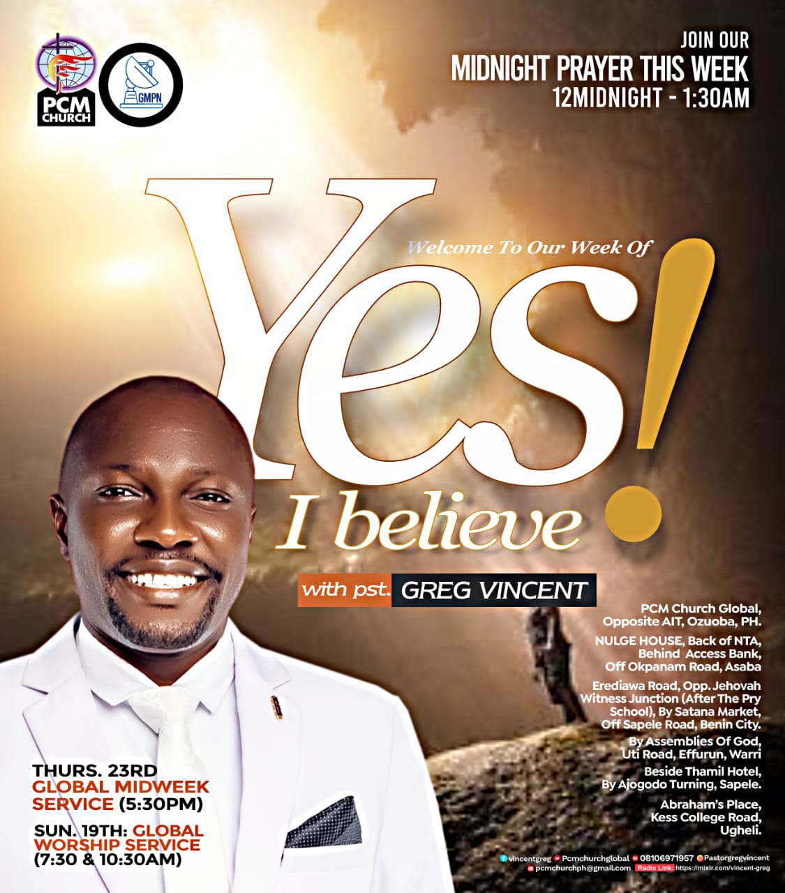 Vincent Greg GMPN | Vincent Greg GMPN's live audio